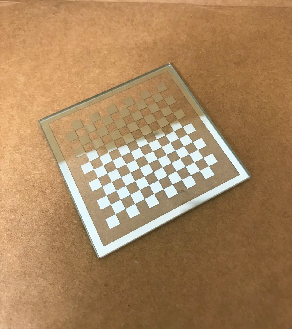 New Chess Board Opencv Correct Lens Distortions Calibration Plate 4 X ...
