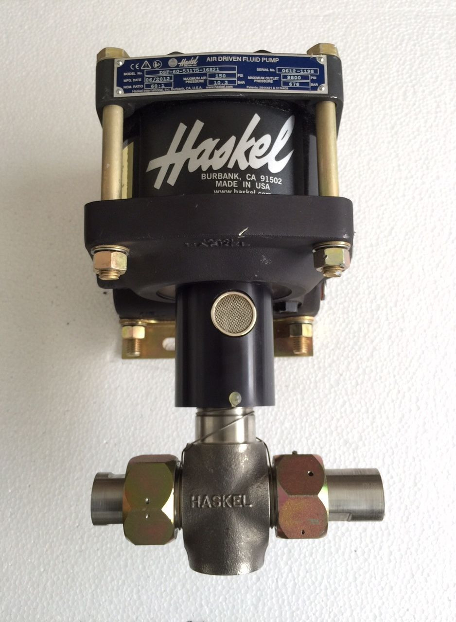 Haskel Dsf-60-53175 Pneumatic/Air-Driven Liquid Fluid Pump 60:1 Ratio ...