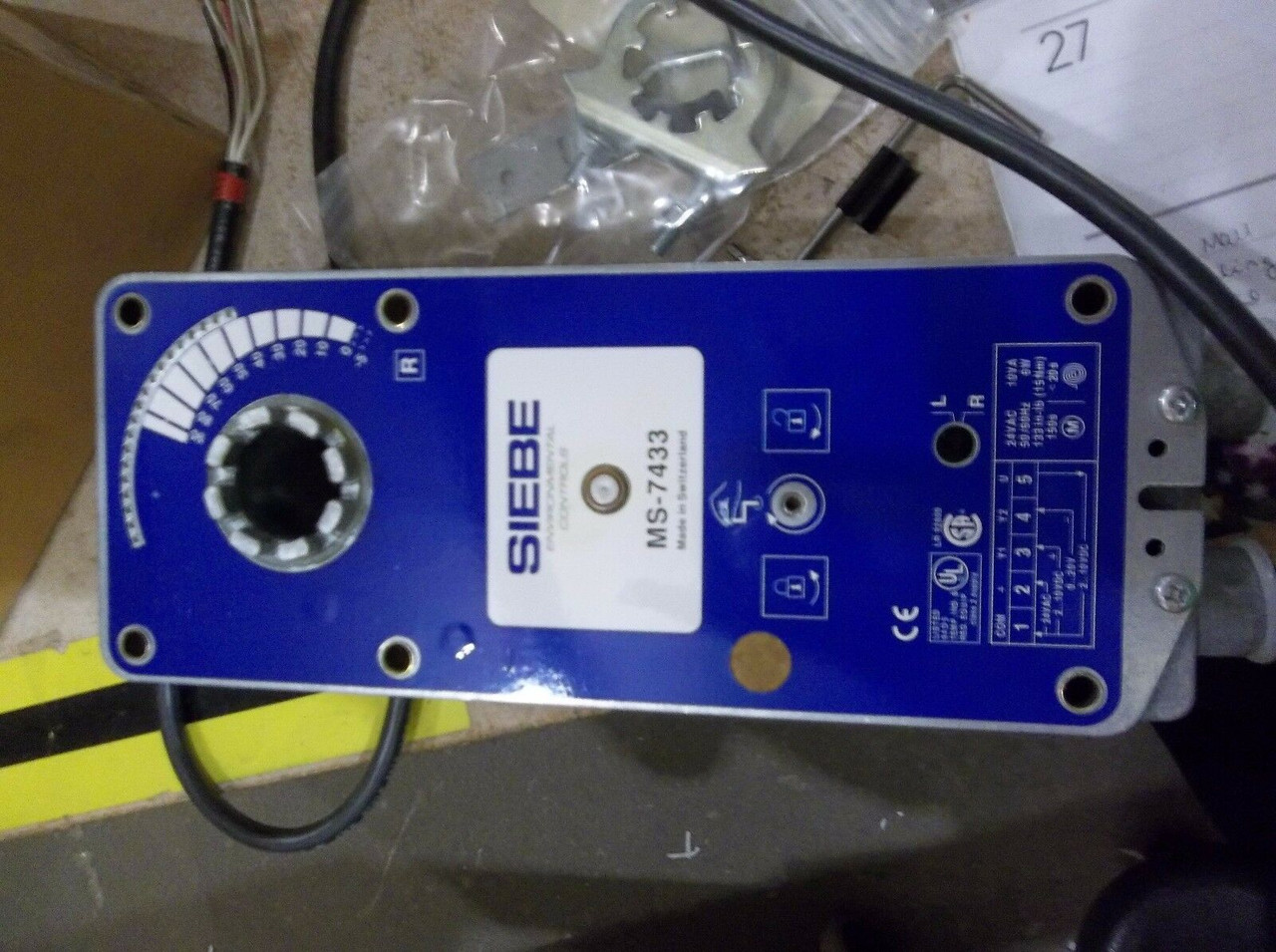 Siebe Controls Spring Return Actuator 24V Sr 2-10Vdc Ms-7433 - SPW ...