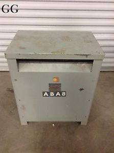 Westinghouse 45 Kva Class Aa Dt-3 Transformer 480-208Y/120 Vac ...