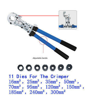 Copper Tube Terminal Crimping Tool 16-300Mm2 Cable Sectional Head 360 ...