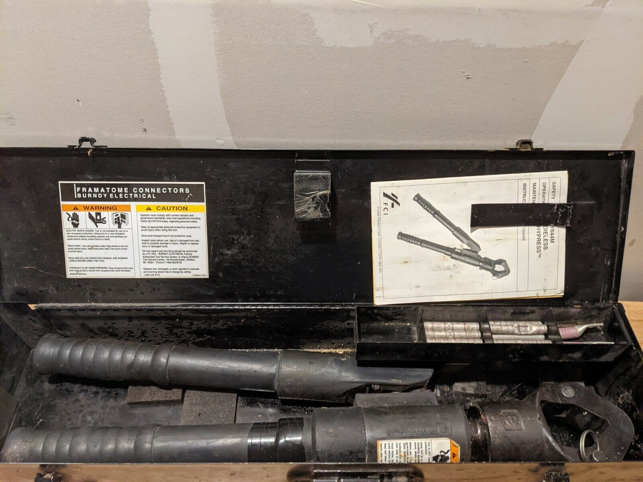 Burndy Y644M Dieless Hypress Crimping Tool. - SPW Industrial