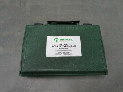 New Greenlee Kd12Al U Die Kit For 6 Awg -750 Kcmil Mcm Aluminu ...