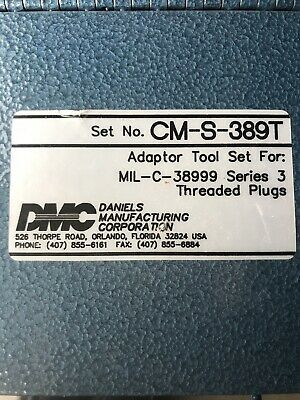 Daniels Dmc Torque Adapter Tool Kit Cm-S-389T Connector Torquing - SPW ...