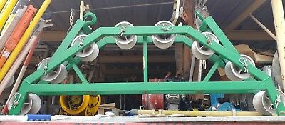 Greenlee 631/21572 48 Radius Conveyor Cable Sheave W/8 Wheel Sheaves ...