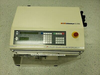 Schleuniger Cs 9100 Wire Cut & Strip Machine Good Working Condition ...