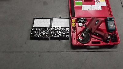 Burndy Crimper Pat 750 Xt 18V Comp. Tool With Both Copper And Aluminum ...