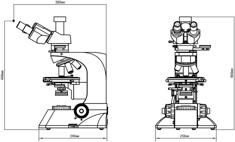 Professional Laboratory Microscope XPL 3200 Polarizing Microscope-in ...