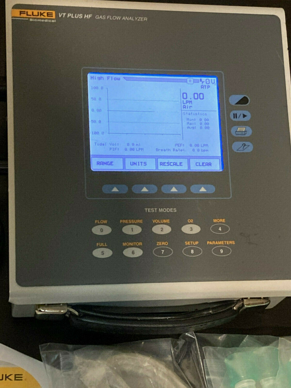 Fluke Vt Plus Hf Gas Flow Analyzer (Ventilator Tester)