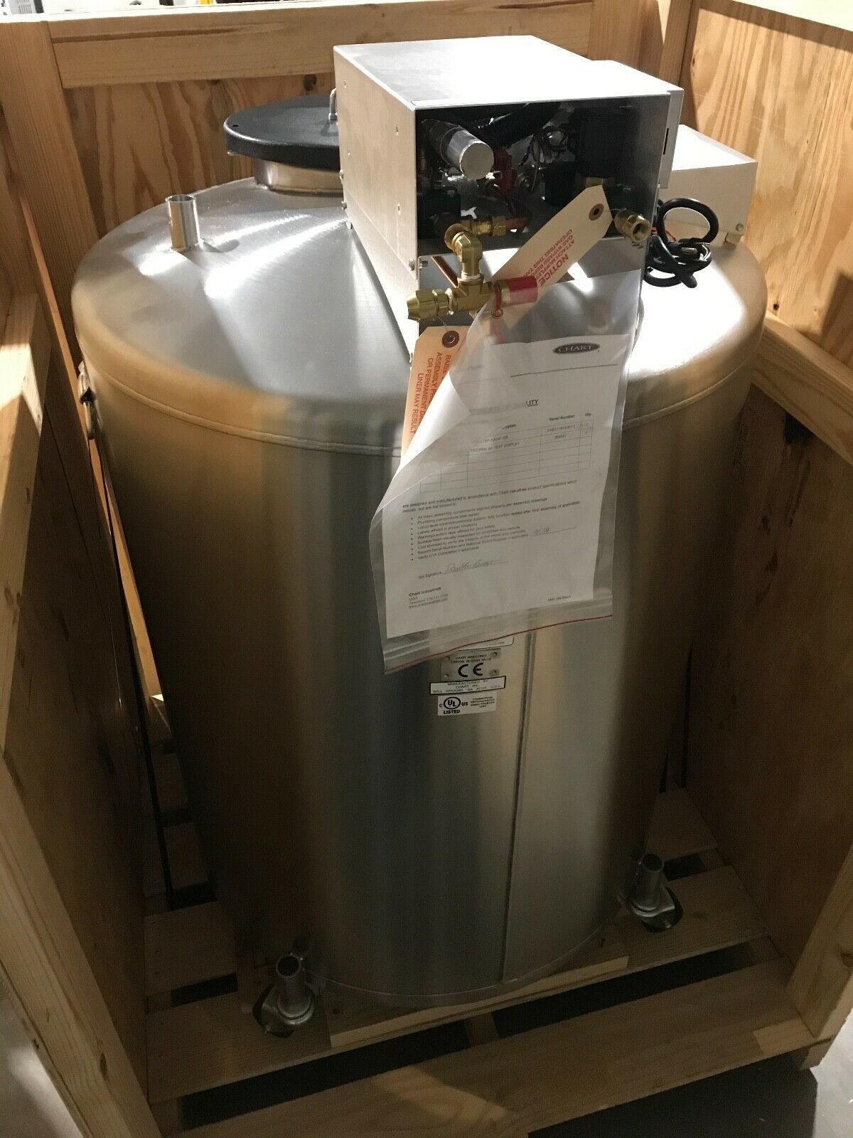 Chart MVE 800 Series-190 Liquid Nitrogen Freezer MVE 815P-190AF-GB w ...