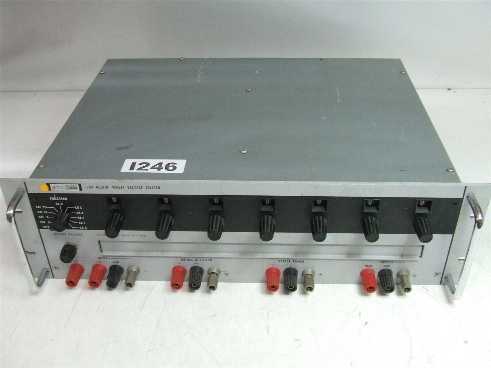 Fluke 720A Kelvin - Varley Divider - SPW Industrial