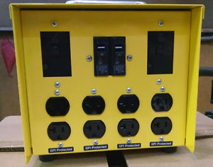 Temp Mini Power Center, 40A - 120V - Indoor Use - SPW Industrial