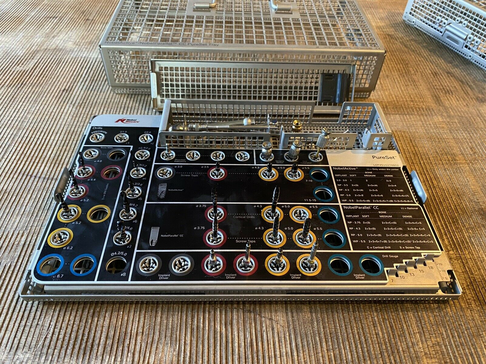 Nobel NobelParallel NobelActive CC Conical Connection PureSet Tray ...