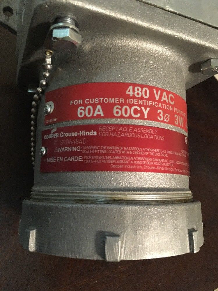 Cooper Crouse Hinds Dead Front Interlocked Receptacle And Switch ...