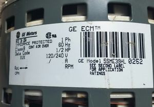 GE ECM Motors 5SME39HL - SPW Industrial