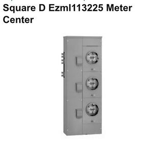 SQUARE D EZM3EXT6 EZ METER-PAK BUSSED EXTENSION SECTION, 240/120V 3Y ...
