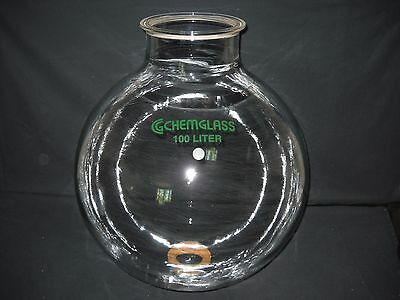 Chemglass 100 Liter Spherical Reaction Vessel w/ 200mm Schott Flange ...