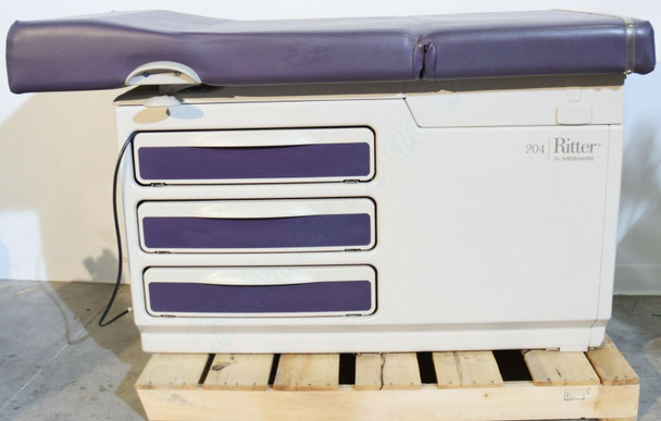 Midmark 204-001 Exam Table Ritter 204 Procedure Table with Stirrups ...