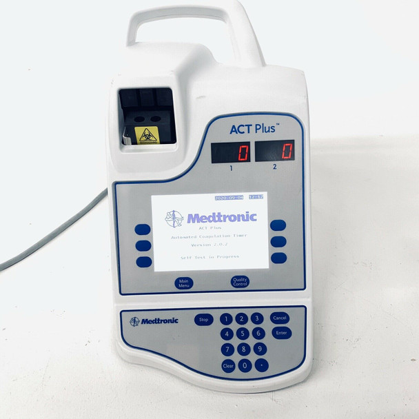 Medtronic ACT Plus REF ACT100 Automated Coagulation Timer V- 2.0.2 Mfd ...