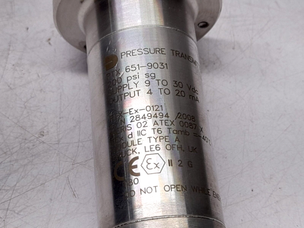 Druck Ptx 651 9031 Pressure Transmitter 200 Psi Sg Supply 9 To 30 Vdc Output 4 T Spw Industrial