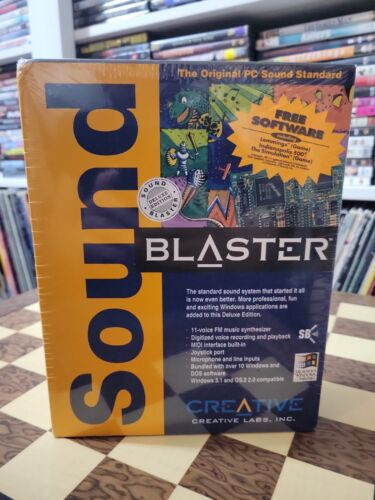 Nos Creative Labs Sound Blaster 2.0 Deluxe Edition Sealed Vintage - New ...