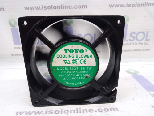 Toyo T30(T) Cooling Blower Axial Fan Flow Cooling Fan 240V Ac