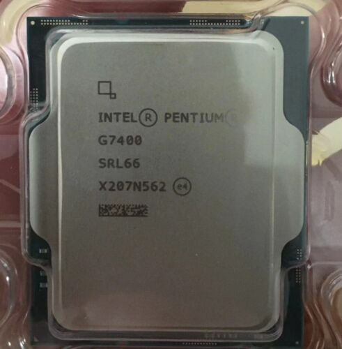 12Th Gen Intel Pentium Gold G7400T Lga 1700 Cpu Processor Dual-Core 3.1 ...