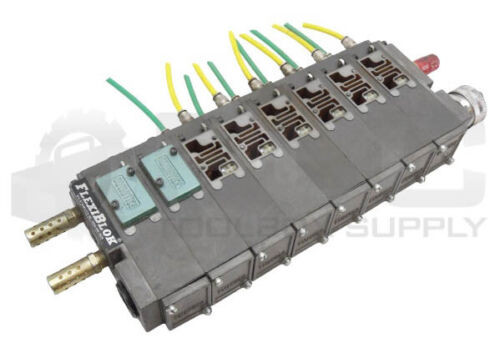 Numatics Flexiblok Hh-4 8 Block Valve Regulator Manifold Assembly - SPW ...