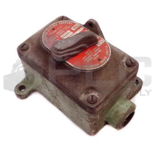 Appleton 61511 Efse Explosion Proof Switch 1-P 125V 20Amp - SPW Industrial