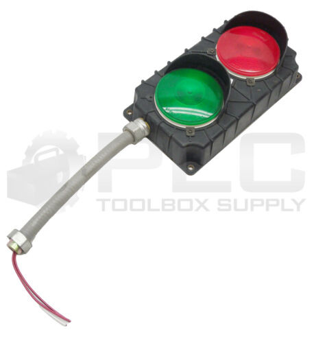 Serco Red & Green Traffic Control Light 24V - SPW Industrial