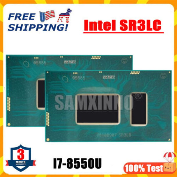 100% New Intel Sr3Lc I7-8550U Bga Cpu Chip Chipset - SPW Industrial