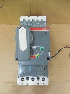 Abb Breaker S4 Sace Pr211 Af01086051 Ab-3588 250A 250 A Amp 3P W. Shunt ...