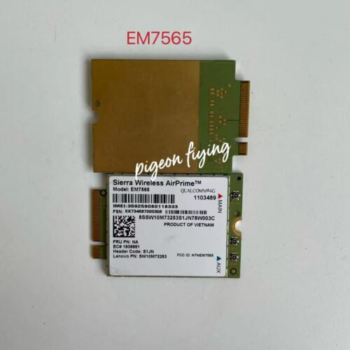 Sierra Wireless Em7565 Lte Cat-12 M.2 4G Moudule 4G Card X1 6Th Gen ...