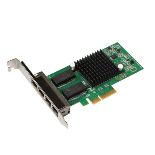 Pci Express Gigabit Network Lan Card 4Rj45 With Chip Intel I350 Network ...