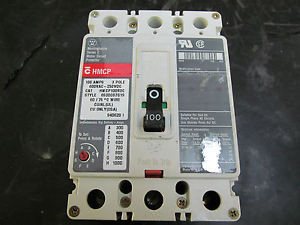 Westinghouse Hmcp 100 R3C 100 Amp 3 Pole 600 V Circuit Breaker - SPW ...