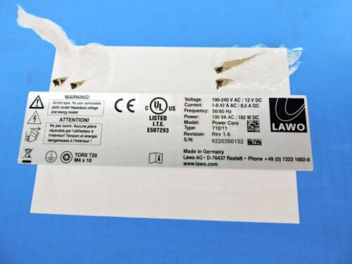 Lawo Power Core 710/11 Dsp Mixing Engine + I/O Gateway - Nob New! - SPW ...