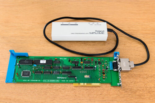 Rare Roland Mpu-Imc Box + Adapter For Micro Channel Bus (Mca), Mpu-401 ...