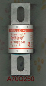 SHAWMUT A70Q250 FUSE A70Q 250 700 VOLT TYPE 4 250 AMPS - SPW Industrial