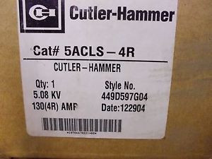 Eaton Cutler Hammer 5Acls 4R High Voltage Fuse 130A 5.08Kv - SPW Industrial