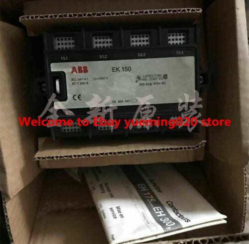 Shop Ship Abb Ek150-40-11 Sk824441-Al 220-230V Contactor backed by a 1 ...