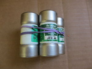Littlefuse JTD-40, 40 Amp, 600 VAC, Class J, Current Limiting Fuses ...