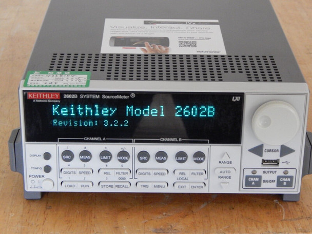 Keithley 2602B Dual Channel Sourcemeter, Cal./data - SPW Industrial