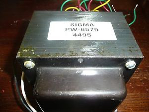 SIGMA PW-6579 Transformet 110 inout 3 sepererate outputs No specs ...