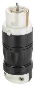 LEVITON CS826-4C Locking Connector, 2P, 3W, 50A, 250V - SPW Industrial