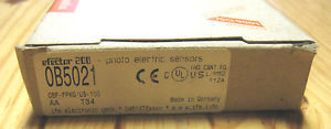 NEW OB5021 Efector OBF-FPKG/US-100 Photoelectric Fiber Optic Amplifier ...