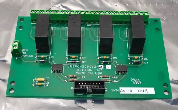 NEW BENSHAW MICRO STARTER RELAY BOARD BIPC-300013-01 REV 1