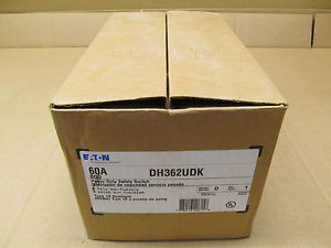 Eaton Cutler Hammer Dh362Udk Safety Switch 60 Amp 600V Non Fusible ...