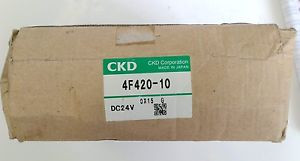 Buy - New CKD 4F420 4F420-10 0X15 G DC24V Pneumatic Solenoid Valve PLC