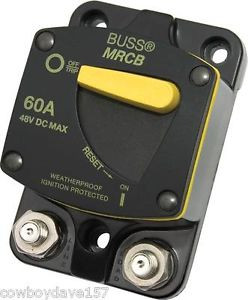 Bussman DC Circuit Breaker MRCB 120 amp 187120F Manual - SPW Industrial