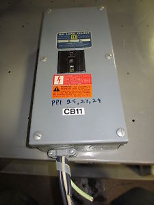 Square D Q0403L60 60 Amp 3-Phase 240 Volt Load Center w/QO350 Breaker ...
